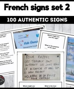 300 French signs bundle