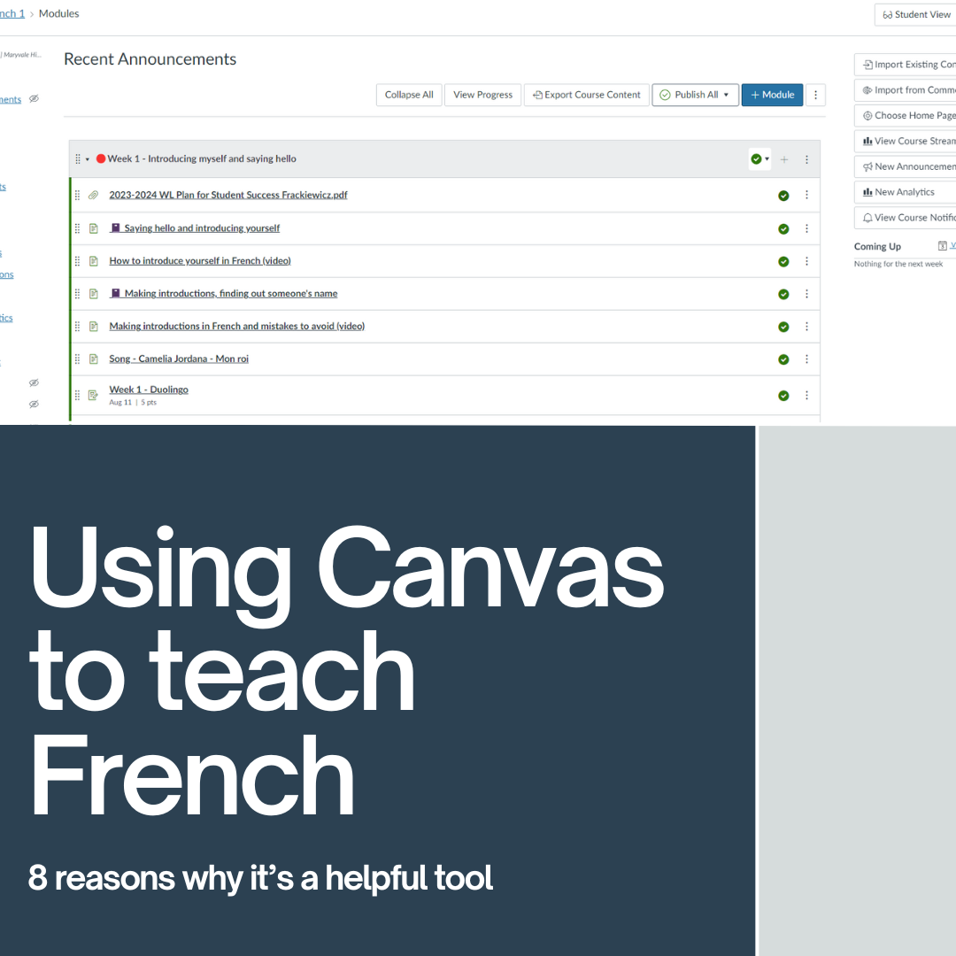 Using Canvas to teach - 8 reasons why it's a helpful tool