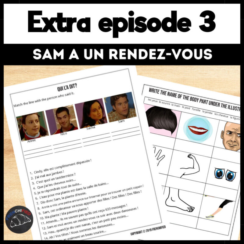 French Extra activities episodes 1-13 megabundle - includes activities ...