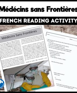 Médécins Sans Frontières French reading activity