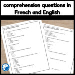 La peste noire French reading comprehension activity