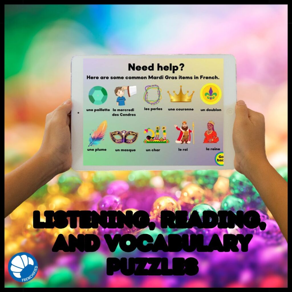 French Mardi Gras digital escape game