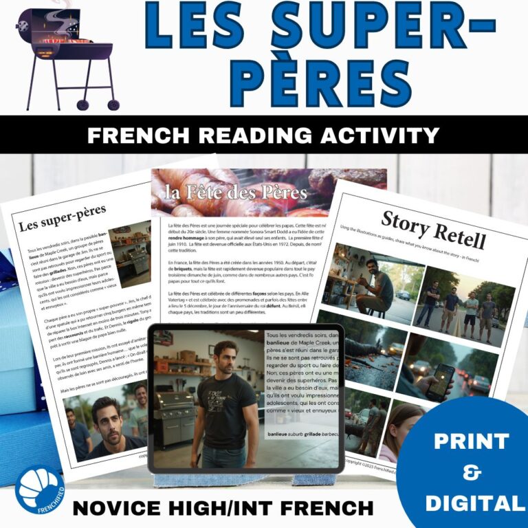 Frenchified Home - resources for Comprehensible Input